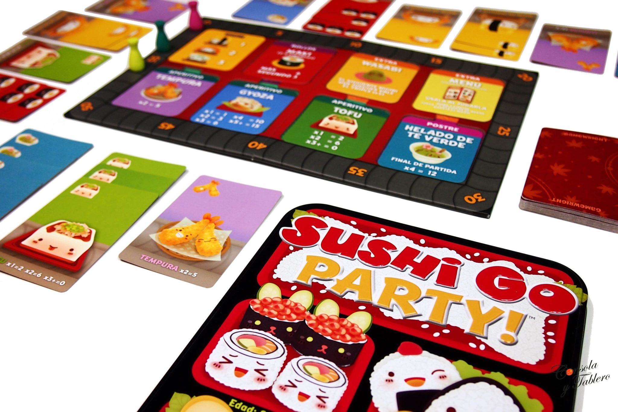 Juego de Mesa Sushi Go Party – Tienda Movitec
