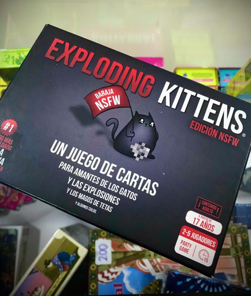 Juego de Mesa Exploding Kittens NSFW – Tienda Movitec