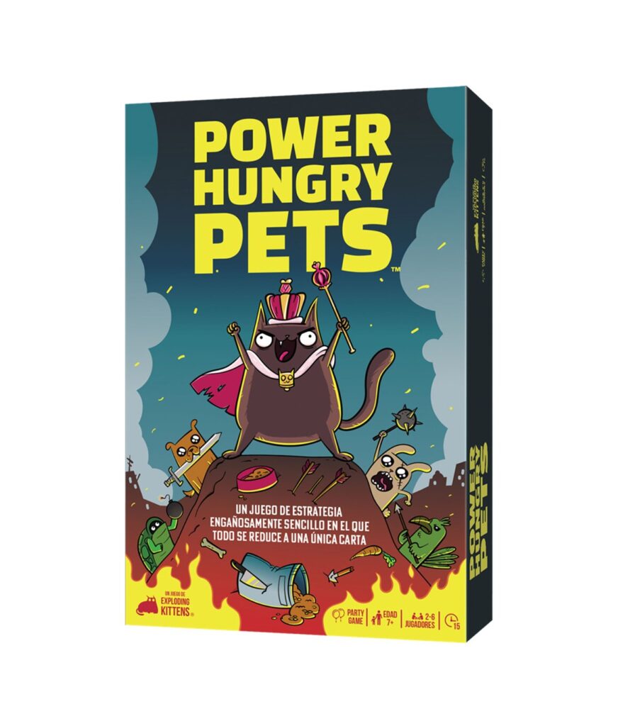 Juego de Mesa Power Hungry Pets – Tienda Movitec